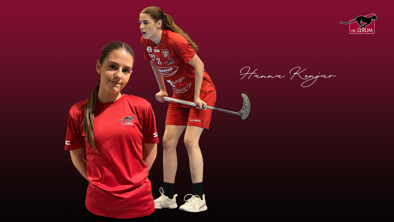 Hanna Kenjar klar för dam div 1 Region - FBC Lerum innebandy